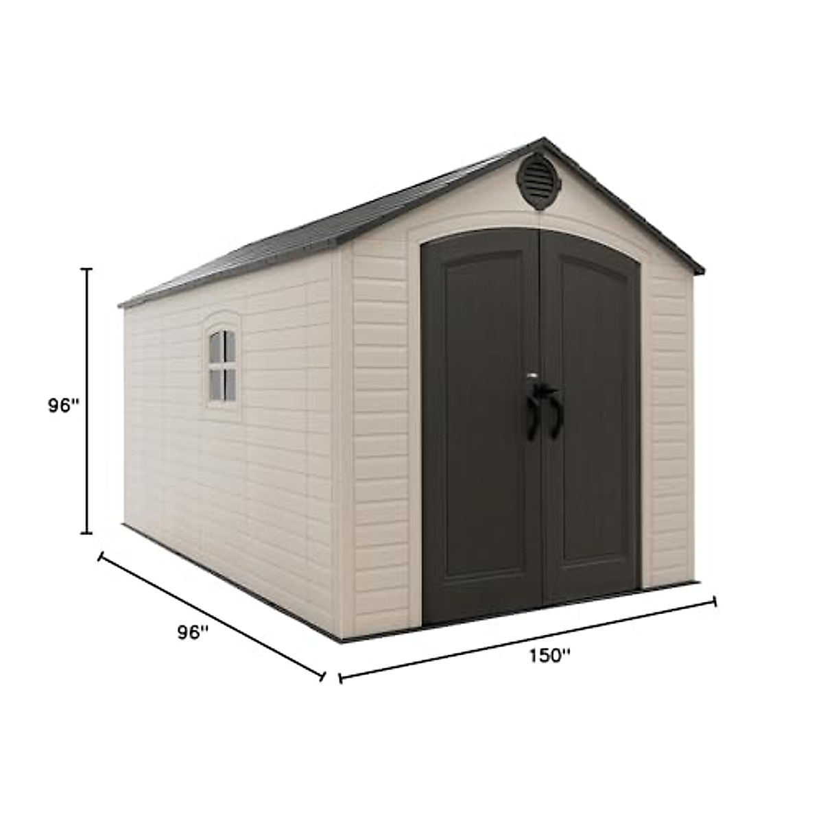 Lifetime Outdoor Storage Shed, 8 x 12.5 Foot