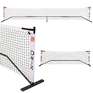 Onix Pickleball 2-in-1 Regulation-Size Portable Net and Practice Net Set Includes Carrying Case with Wheels