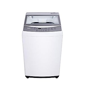 RCA RPW210-C Portable Washer-LED Digital Display Panel-5 Cycles-Top Loading Design-Low Noise Washing Machine, 2.1 cu ft, White