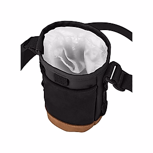 JanSport Kitsack Water Bottle Holder Carrier with Sling Strap - Black