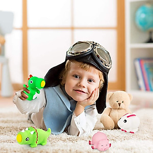 KUARLUBI Shoot Ball Toys -Dinosaur Pig Toys Foam Ball Popper Guns, Toy Guns for Kids 4pk with 16 Foam Ball for Boys Girls Birthday Gifts