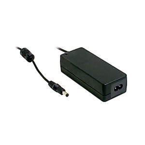Mean Well GSM60B12-P1J Power Supply, Switching Medical Table Top, 12V at 5A, 60 W, 12 Volts, 5 Amps, 60 Watts, 4.9" L x 1.9" W x 1.3" H