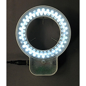 AmScope LED-64S 64 LED Microscope Ring Light with Dimmer
