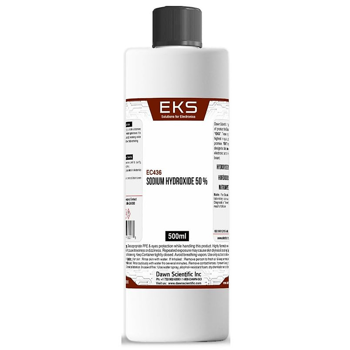 Dawn Scientific Sodium Hydroxide 50% (NaOH) Solution-500ml