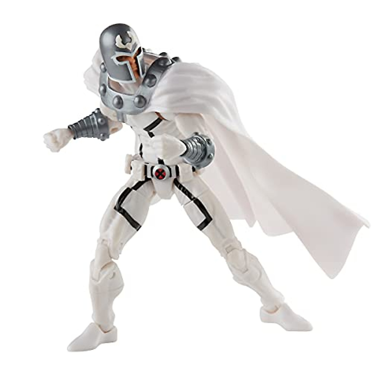 Marvel Hasbro Legends Series X-Men 6-inch Collectible Magneto Action Figure Toy, Premium Design and 2 Accessories, Ages 4 and Up, White