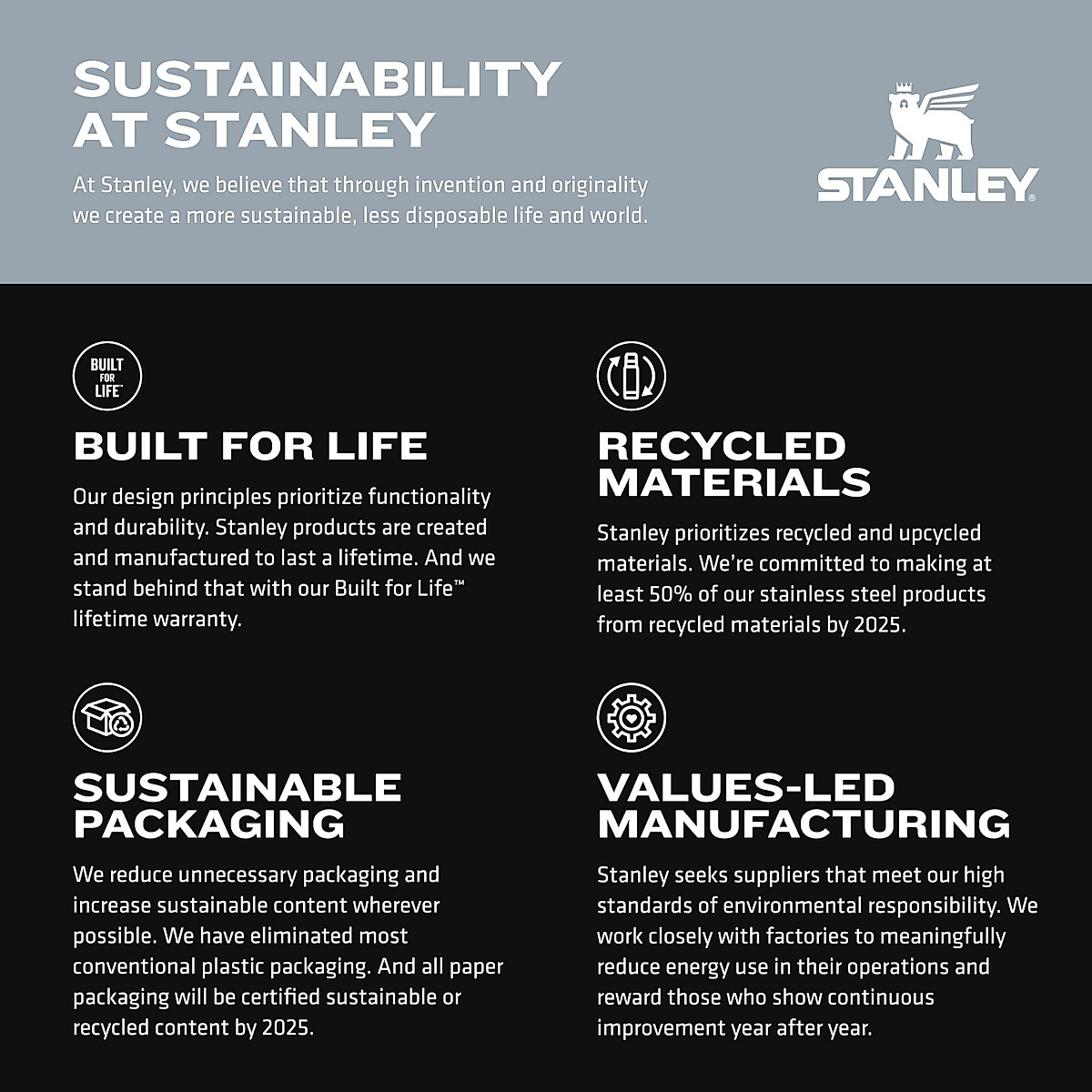 Stanley Quencher H2.0 FlowState Stainless Steel Vacuum Insulated Tumbler with Lid and Straw for Water, Iced Tea or Coffee, Smoothie and More, Chambray, 40 oz