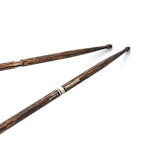 ProMark Drum Sticks - Rebound 5A Drumsticks - Drum Sticks Set - Acorn Wood Tip for Larger Sweet Spot - FireGrain Hickory Drumsticks - Consistent Weight and Pitch - 1 Pair