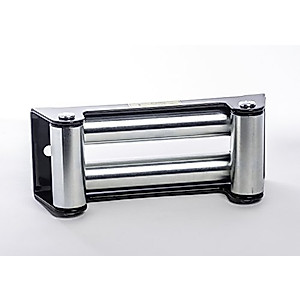 HiGear Heavy Duty ALFA Wheels 10" Winch Roller Fairlead - 8000-17,500 LB for Recovery Off Road Truck