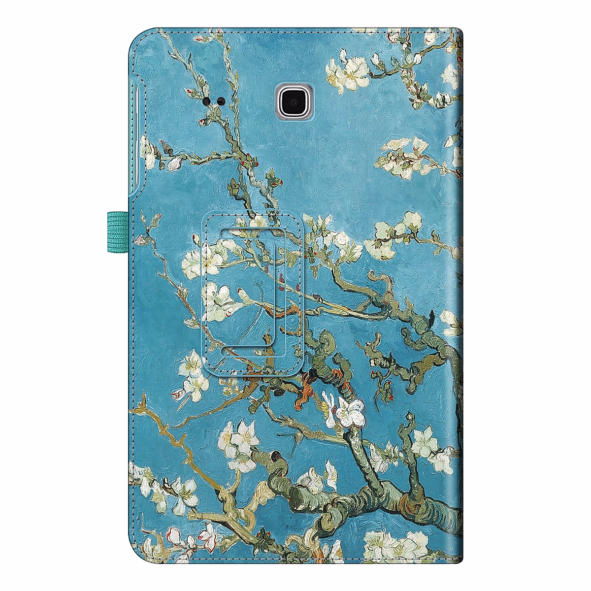 Fintie Folio Case for Samsung Galaxy Tab E 9.6 2015 (Model SM-T560/T561/T565/T567), Slim Fit Premium Vegan Leather Cover, Blossom