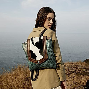 Myra Bag Blue Tales Hand-Tooled Bag S-4736