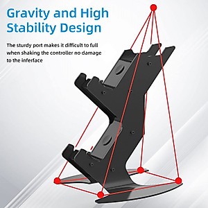 PS4 Controller Charger, PS4 Charger Stand, USB Charging Dock Station for ps4 Fast-Charging Port with LED Indicators for PlayStation 4 /PS4/PS4 Slim/PS4 Pro Controller