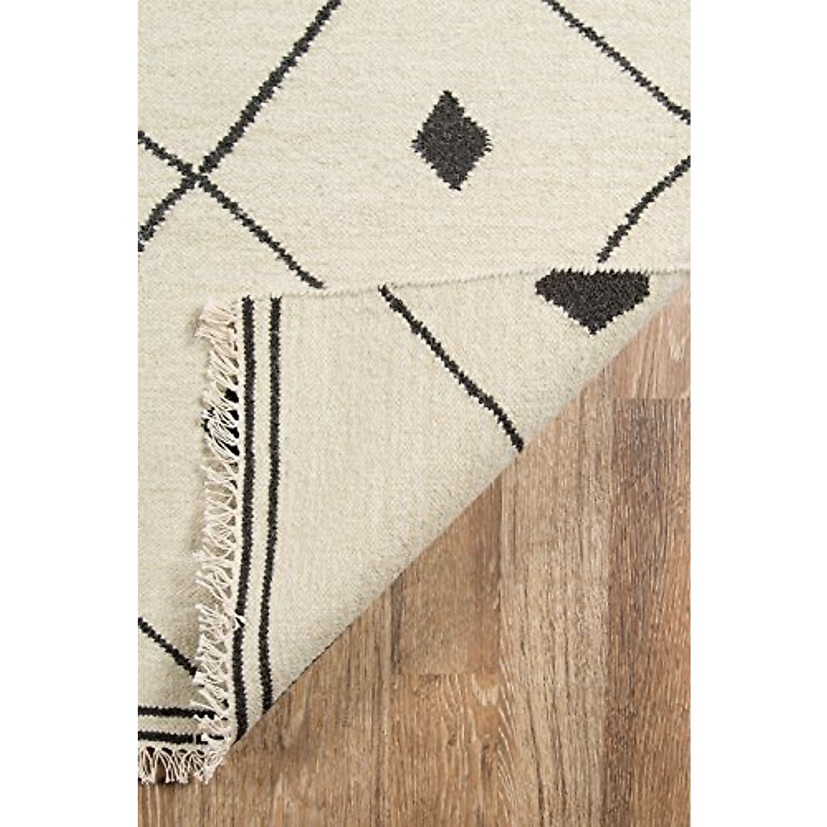 Erin Gates by Momeni Thompson Appleton Ivory Hand Woven Wool Area Rug 7'6" X 9'6"