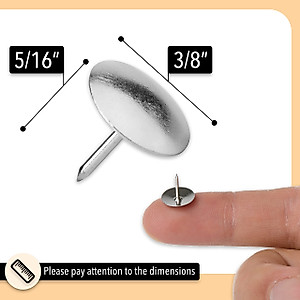 Mr. Pen Thumb Tack, Flat Push Pins, Silver Thumb Tacks, 500 Pack