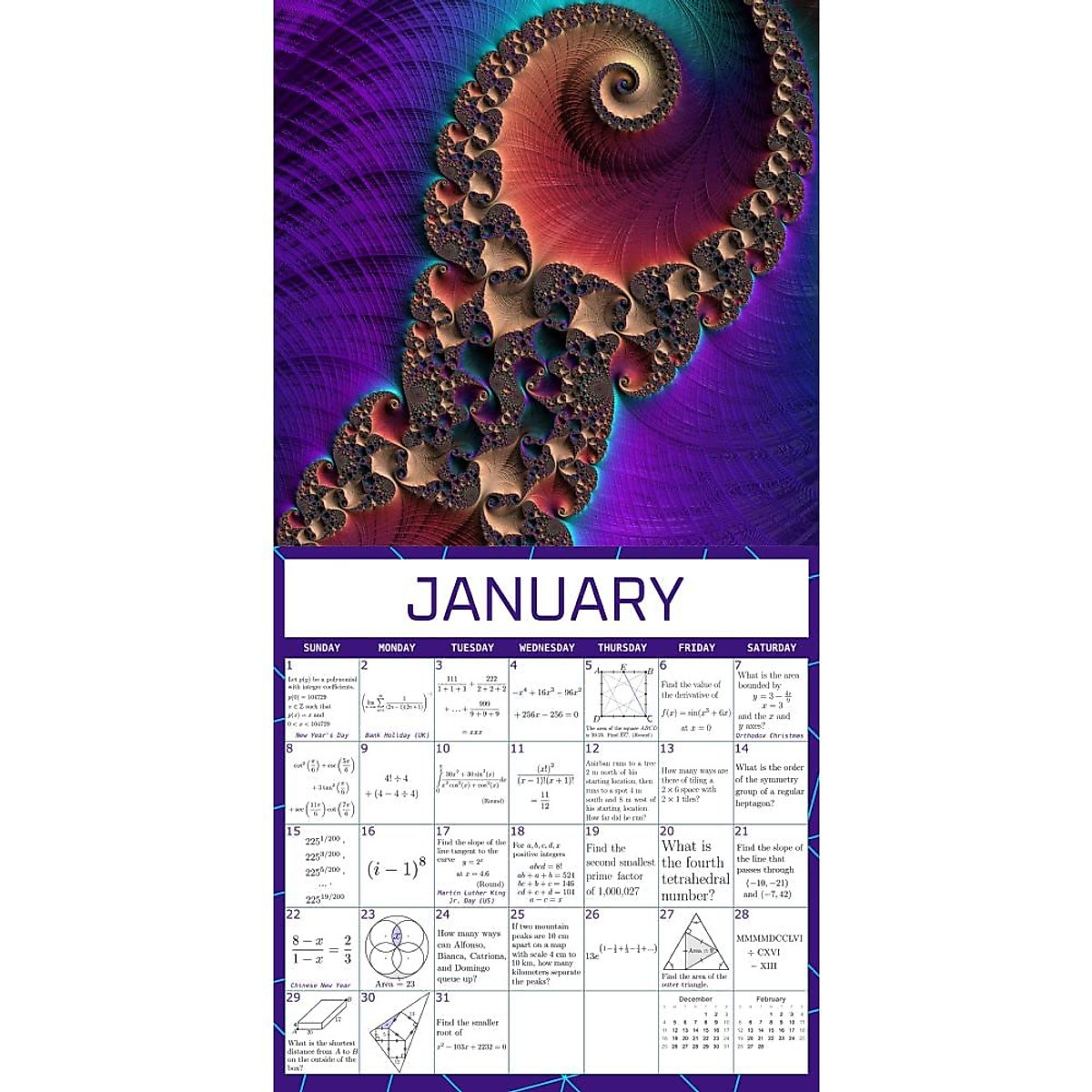 Mathematics 2023: Your Daily Epsilon of Math: 12-Month Calendar―January 2023 through December 2023