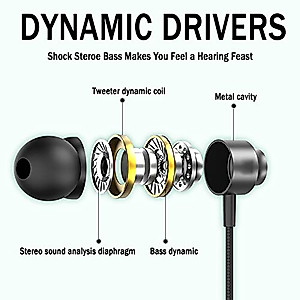 Headphones for iPhone, Earbuds Wired Earphones with Microphone,Isolation Noise [Lightning Connector - Apple MFi Certified] Replacement for iPhone 14 13 12 11 Pro Max/X XS Max XR/8 7 Plus - Pack of 2