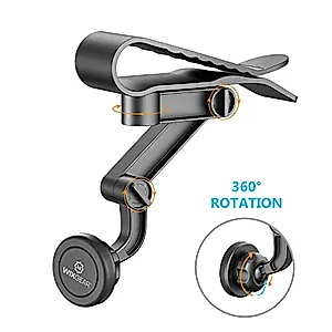 WixGear Universal Visor Magnetic Car Mount Holder, for Cell Phones with Fast Swift-Snap TM Technology, Magnetic Cell Phone Mount (Visor Mount)