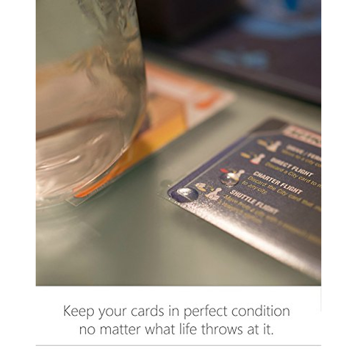 TitanShield Premium Clear Card Sleeves for Standard Sized Board Games and Trading Card 2.5" x 3.5" (150 Sleeves)