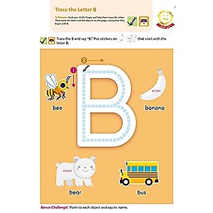 Play Smart Early Learning: Pre-k Activity Workbook : Learn Essential First Skills: Tracing, Coloring, Shapes, Cutting, Drawing, Picture Puzzles, Numbers, Letters; Go-green Activity-board