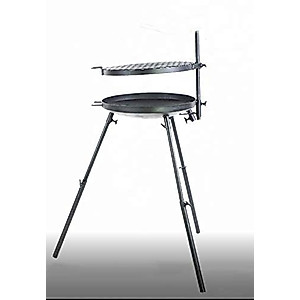 Outback Grills Explorer 300 Portable & Adjustable Wood and Charcoal Fire Pit/Grill