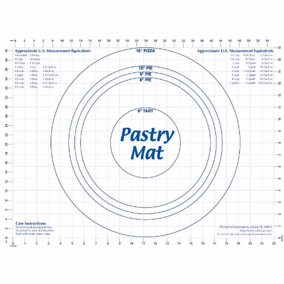 CounterArt 18 by 24-Inch Pastry Mat