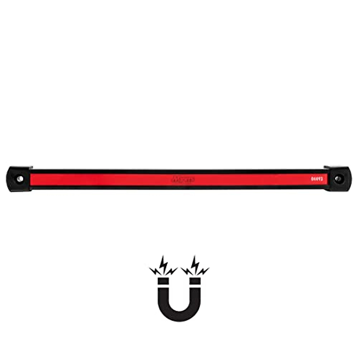 Myers Tire Supply Heavy-Duty 12" Magnetic Rails | Super Strong Metal Magnet Storage Tool Organizer Bars Set with Mounting Screws | Great for the Garage, Workshop or RV