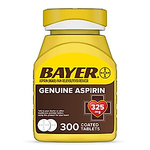 Bayer Genuine Aspirin, 325mg Coated Tablets, 300ct