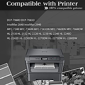 ROO ALUMUINK TN420 TN-420 Toner Cartridge: Compatible TN 420 TN4201BK High Yield Cartridge Replacement for Brother HL-2270DW HL-2280DW HL-2230 HL-2240 MFC-7360N Printer | TN4201PK Black RO-TN420-1PK