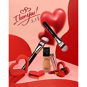 Foundation Brush, EIGSHOW Pro Slanted Brushes Angled Bristle Mask Kabuki Brush Perfect for Powder Liquid Cream Buffing Blending Face Makeup Brush-F625