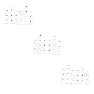 VILLCASE 3sets Long Lasting Copper Ear Clips DIY Earring Hooks for Women Girls Silver Handmade Jewelry 20pcs*3