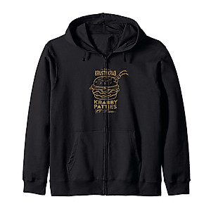 SpongeBob SquarePants Krusty Krab Krabby Patties Ad Zip Hoodie