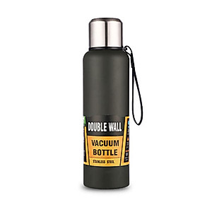 NewStyp Large Capacity Stainless Steel Thermos Portable Vacuum Flask Insulated Tumbler with Rope Thermo Bottle 500/750/1000/1500ml (750ML, Blue)