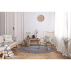 RRI Home Decor Chelsea Area Rug, 4 Foot, Sapphire