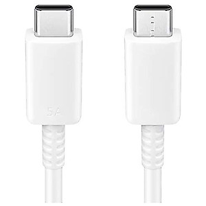 Works by Tek Styz PRO USB Type-C Charger Compatible with Your Sony WF-1000XM3 Provides Fast Charging at 5Amps/100 Watt Capacity (White 1M)