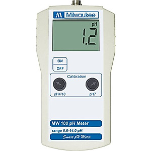 Milwaukee Instruments MW100 Ph Meter with 2 Point Manual Calibration