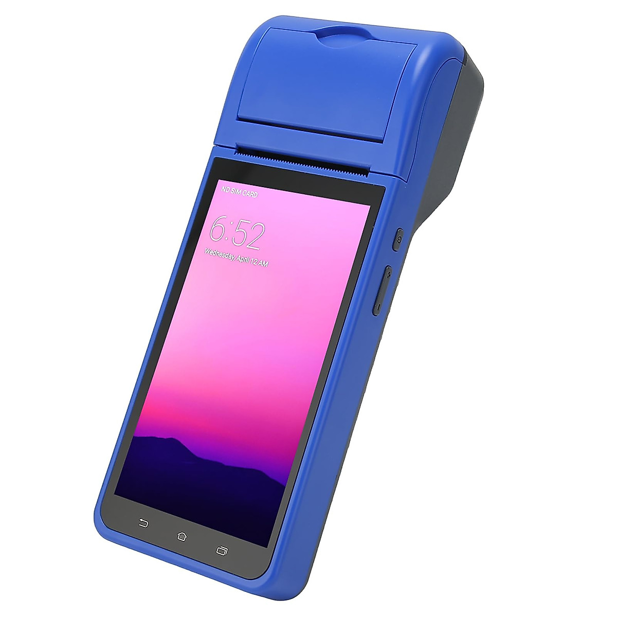 Zunate Handheld PDA POS with 5.5in Touch Screen, POS Receipt Printer 58mm Thermal Printer, 2GB + 32GB 4G LTE Mobile POS Receipt Printer for 1D 2D QR Barcode (US Plug)