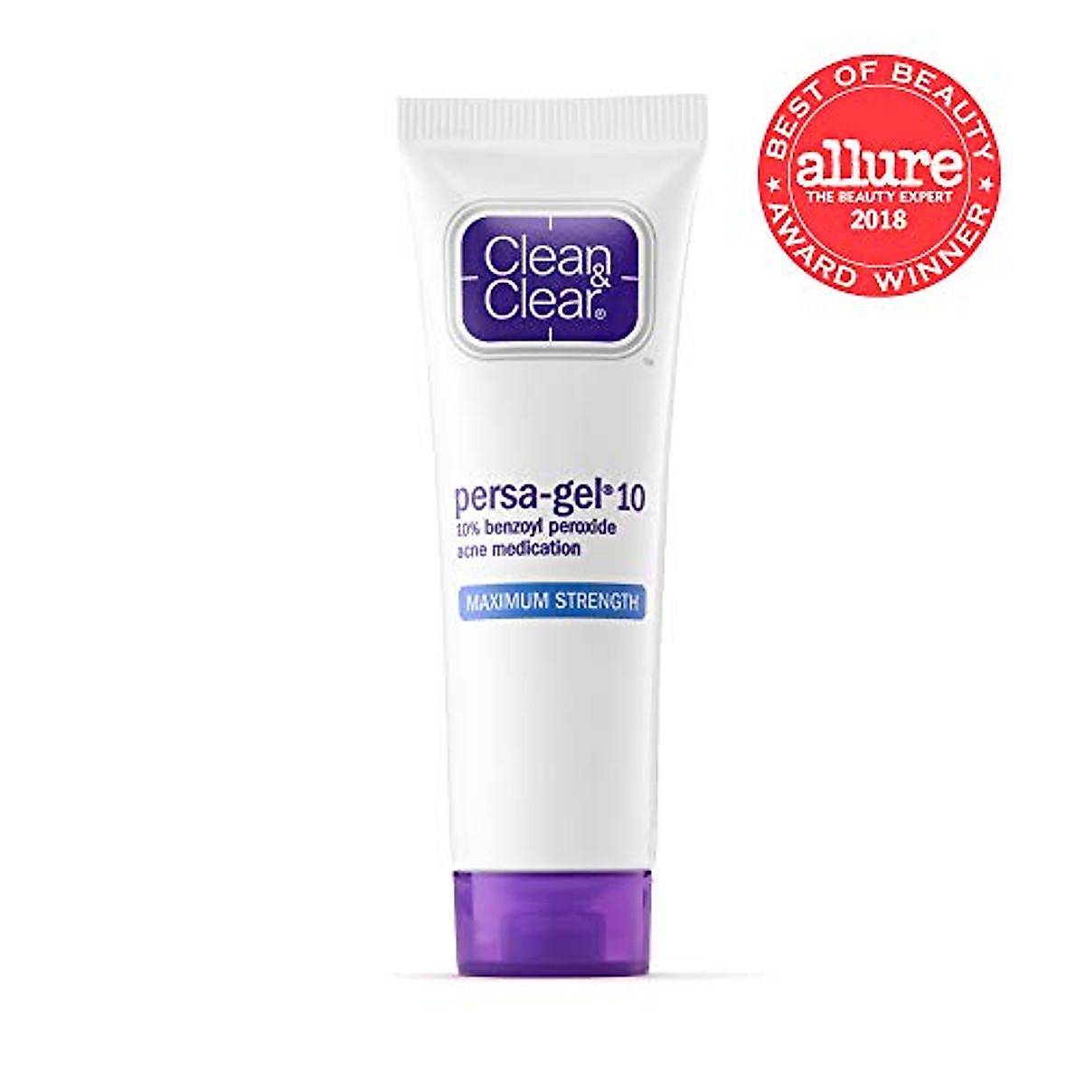 Clean & Clear, Persa-Gel 10 Acne Spot Treatment, Maximum Strength, 1 Oz (Pack of 2)