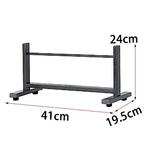 Ribbon Organizer Ribbon Storage Rack Sewing Thread Holder Metal Ribbon Roll Holder for Flower Store Necklaces Scarf Towel, 1 Tier