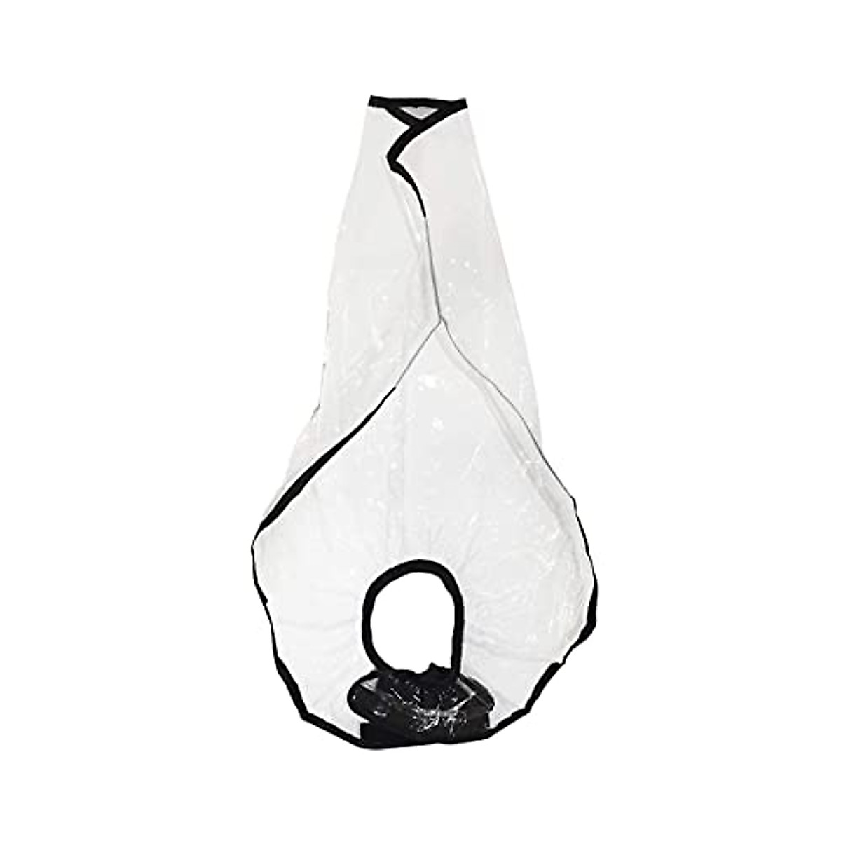 Betty Dain Hair Funnel and Jumbo Shampoo Cape - Use for Upright Position Washing/Shampooing, Waterproof, Stain Resistant Vinyl, Touch-and-Close Fastener, Soft, Nylon Neckband
