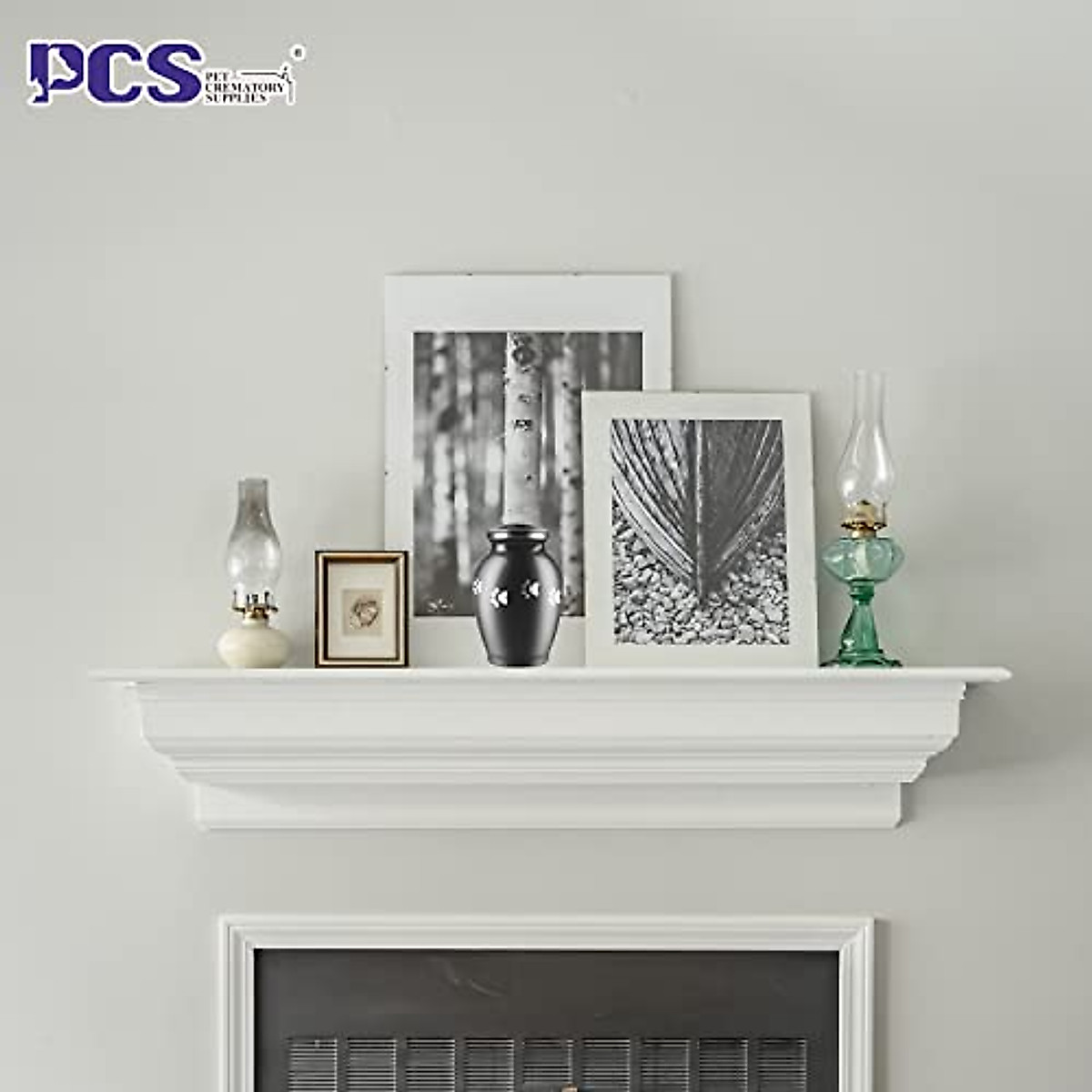 PCS Pet Memorial Cremation Urns for Dogs and Cats Ashes, Dog Keepsake Urns for Ashes with Paw Prints-Small