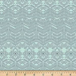Art Gallery Fabrics Art Gallery Nightfall Labyrinthine Dawn Fabric, Aqua
