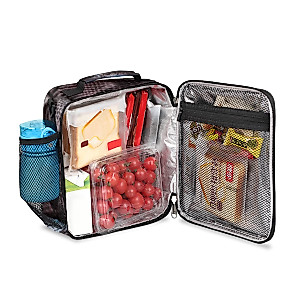 Snake Python Snakeskin Insulated Lunch Bag Reusable Cooler Lunch Box Freezable Thermal Leak-proof Tote Shoulder Strap for Office Picnic Lunch Tote Bag