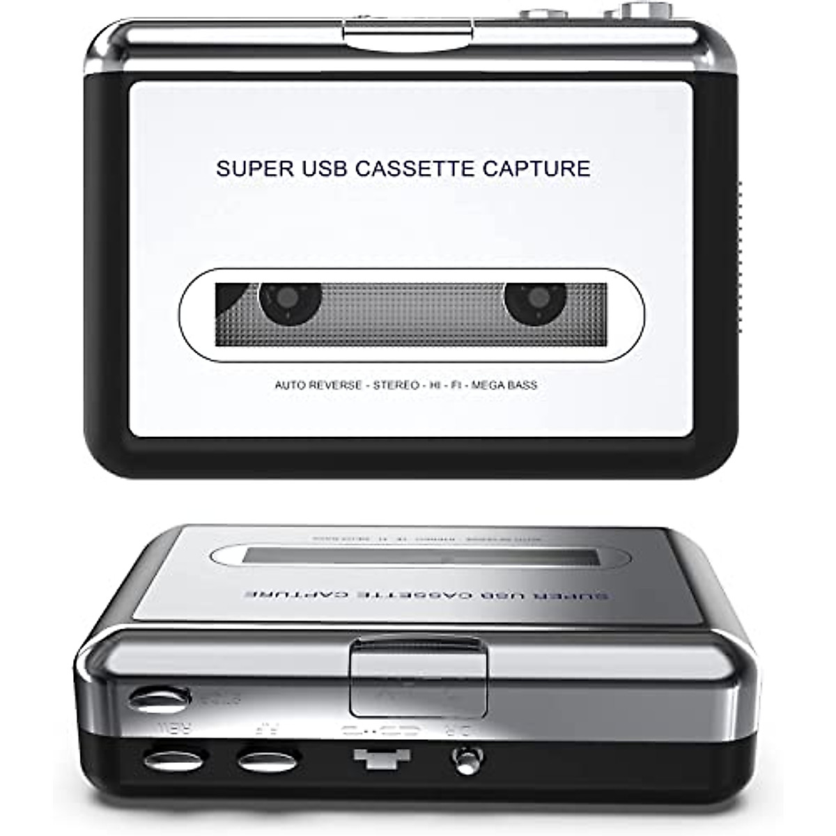 Walkman Cassette Player,Retro Cassettes Tape to MP3 CD Converter, Portable USB Casete Capture Stereo Audio Music Player Compatible with Laptop/PC Computer,Convert Cassette to Digital