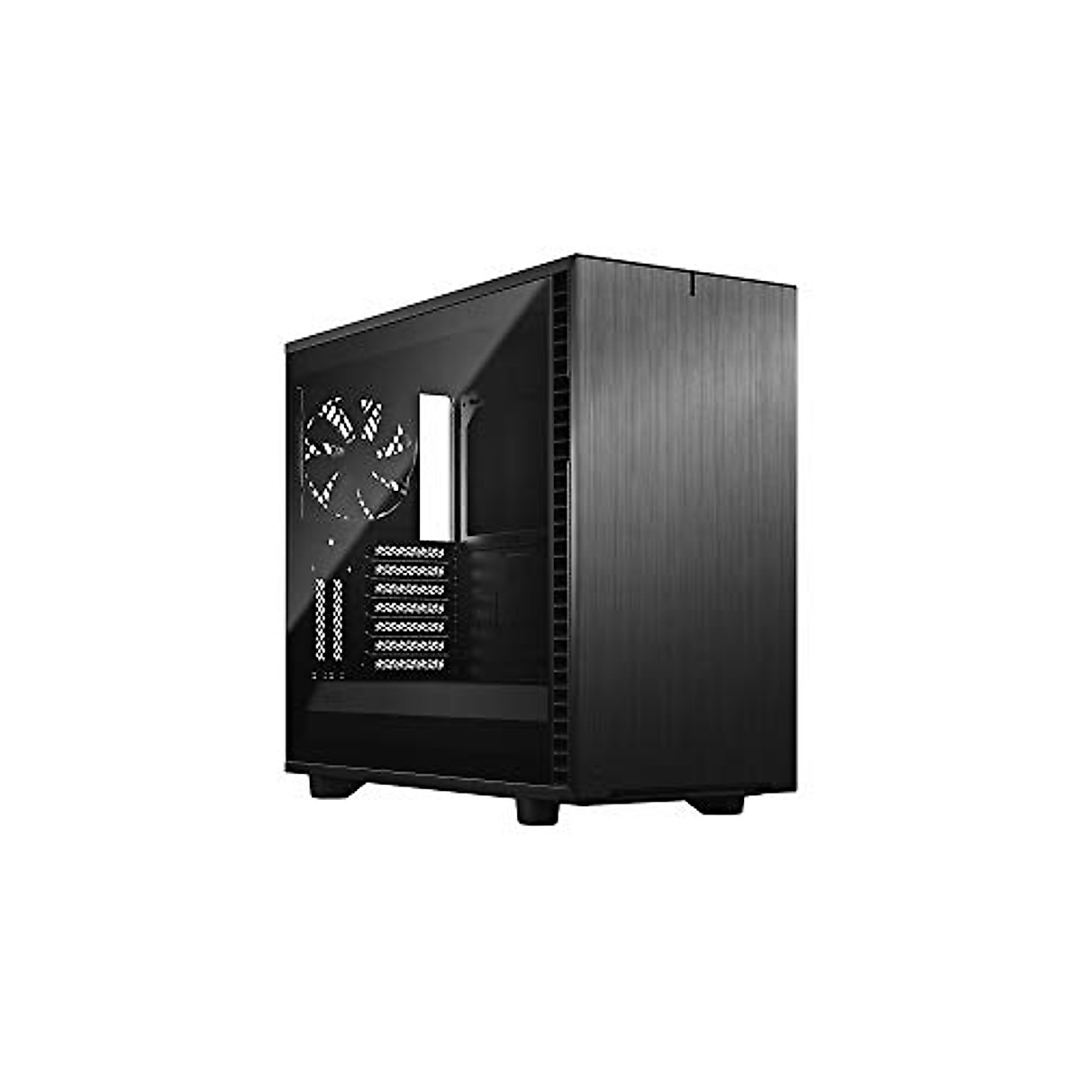 Fractal Design Define 7 Black Brushed Aluminum/Steel E-ATX Silent Modular Dark Tempered Glass Window Mid Tower Computer Case