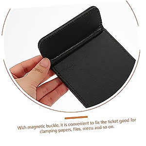NOLITOY 2pcs Bill Folder Pocket Note pad Mini Notepad Office File folders Checks Small Server notepads Planner clipboard Real Estate Writing Board exam Paper Clips Writing Supplies Letter