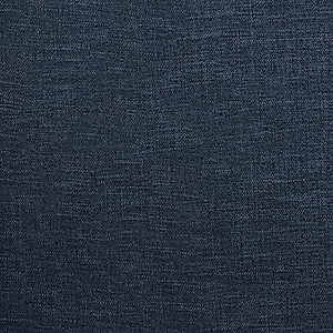 Flash Furniture Delphine Convertible Split Back Sofa Futon - Navy Faux Linen Upholstery - Solid Wood Legs - Curved Armrests - Sleeper Couch for Small Spaces