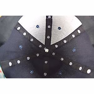 Sendero Provisions Co. Outdoor Adjustable Snapback Rope Hat with Rocky Mountain National Park Woven Patch (Navy/Slate)