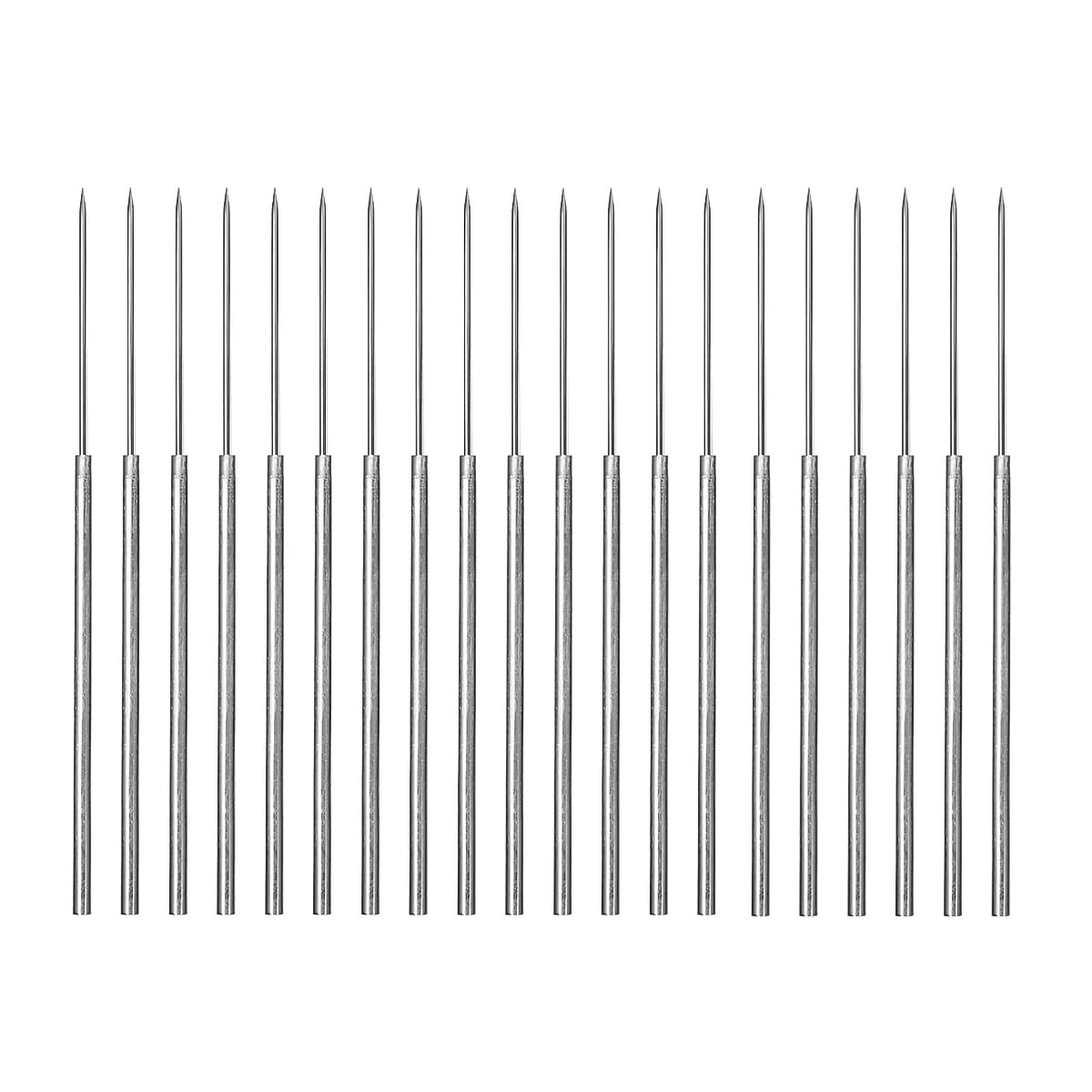 20pcs Straight Dissecting Needles, Stainless Steel Single Ended Micro Fine Precision Probe Teasing Needles Micro Fine Anatomy Pins for Students Lab Specimen Dissecting Biology Class Science Experiment