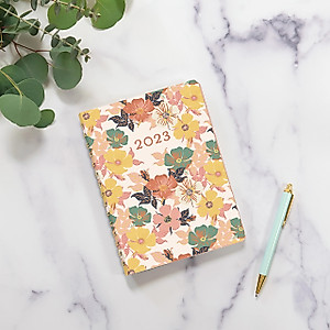 Orange Circle Studio On-Time 2022-2023 Weekly Planner - 17-Month Calendar with Weekly & Monthly Views - Goal Lists & Budget Tracker - Be Kind