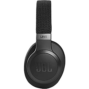JBL Live 660NC Wireless Over-Ear Noise-Cancelling Headphones Bundle with Carrying Case (Black)