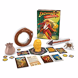 Funko Games Indiana Jones Throw Me The Idol! Family Board Game Ages 7 and Up 2-10 Players